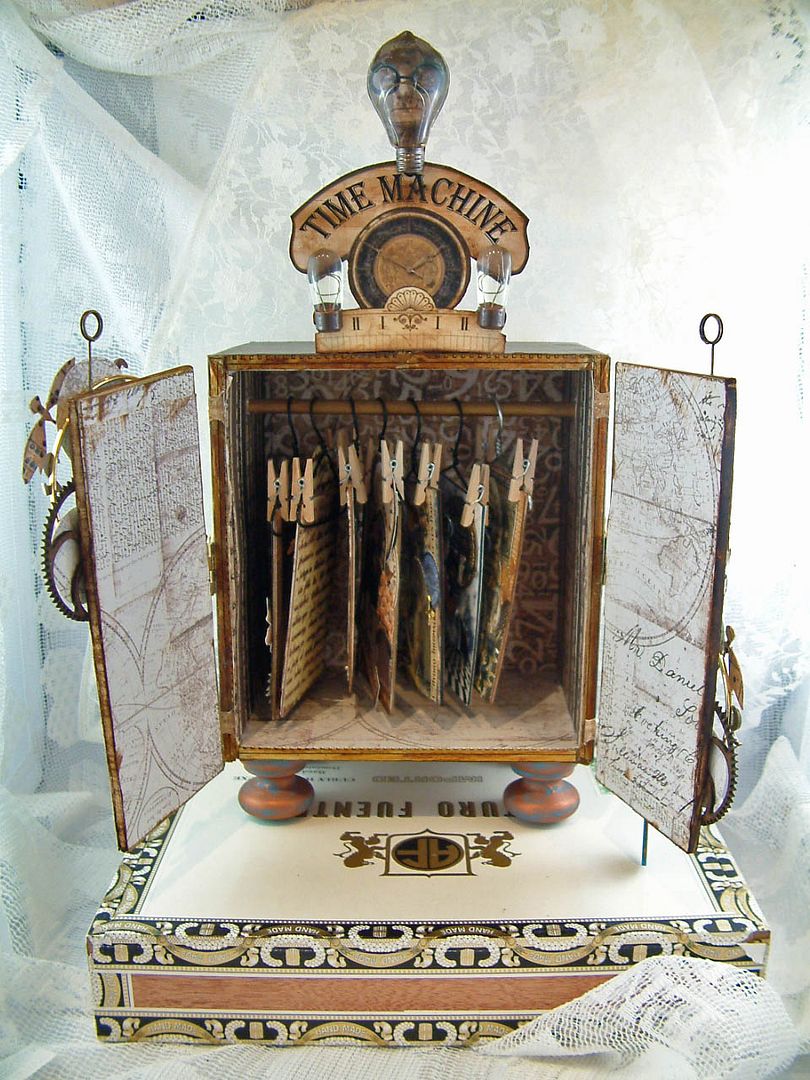 Artfully Musing: Video Tutorial – Creating an Armoire to Showcase ATCs, Tags, Domino Books and ...